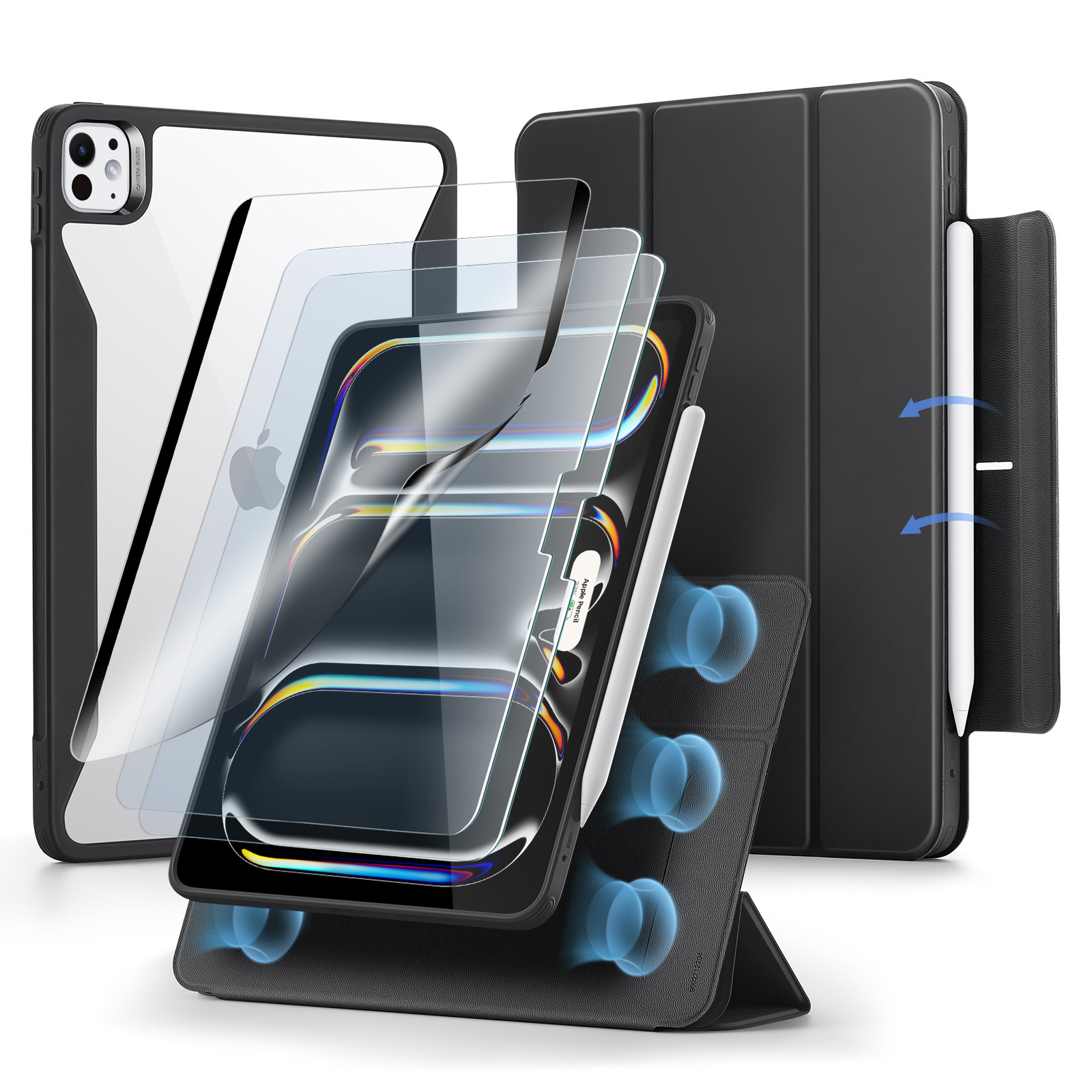 iPad Pro 11 Magnetic Case 360 with Screen Protector