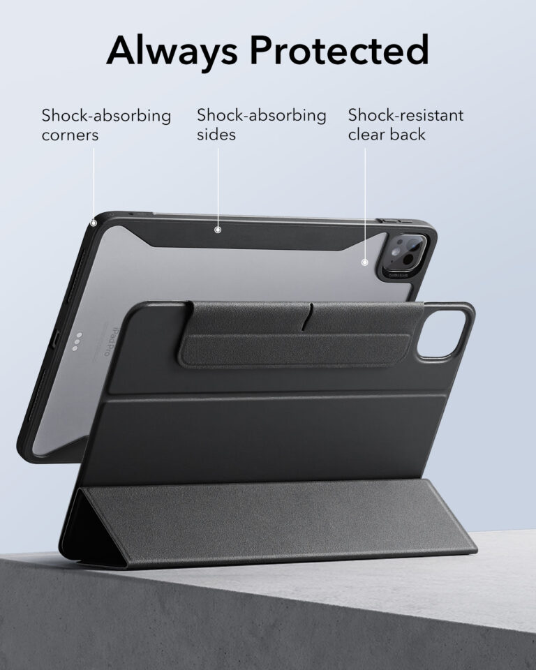 Protective iPad Pro 13-inch Case with Removable Magnetic Cover